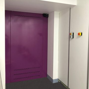 Sliding radiation-shielded door | UAB «STB Group»